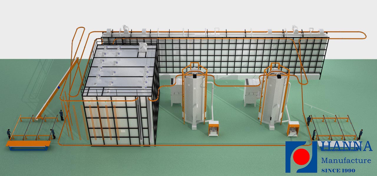Surface particles in the process of powder coating of aluminum profiles ...