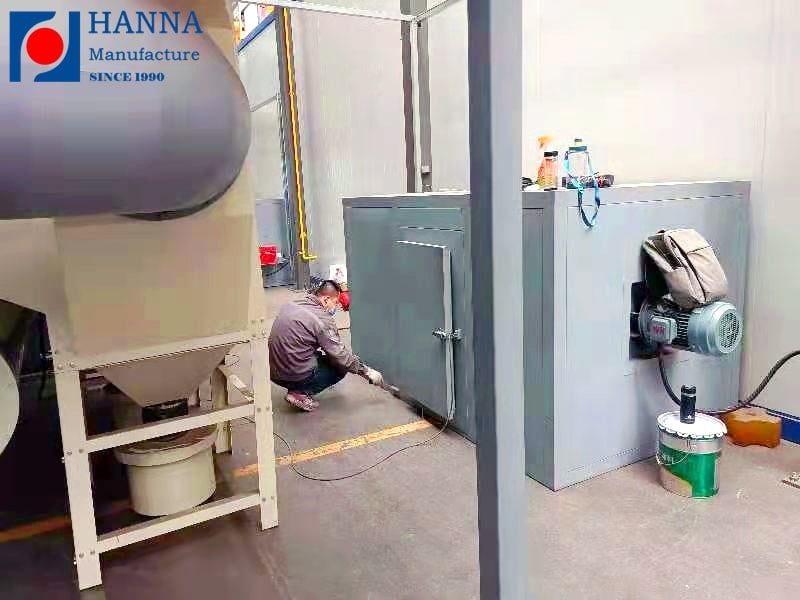 powder coating line heating system - Hanna Technology