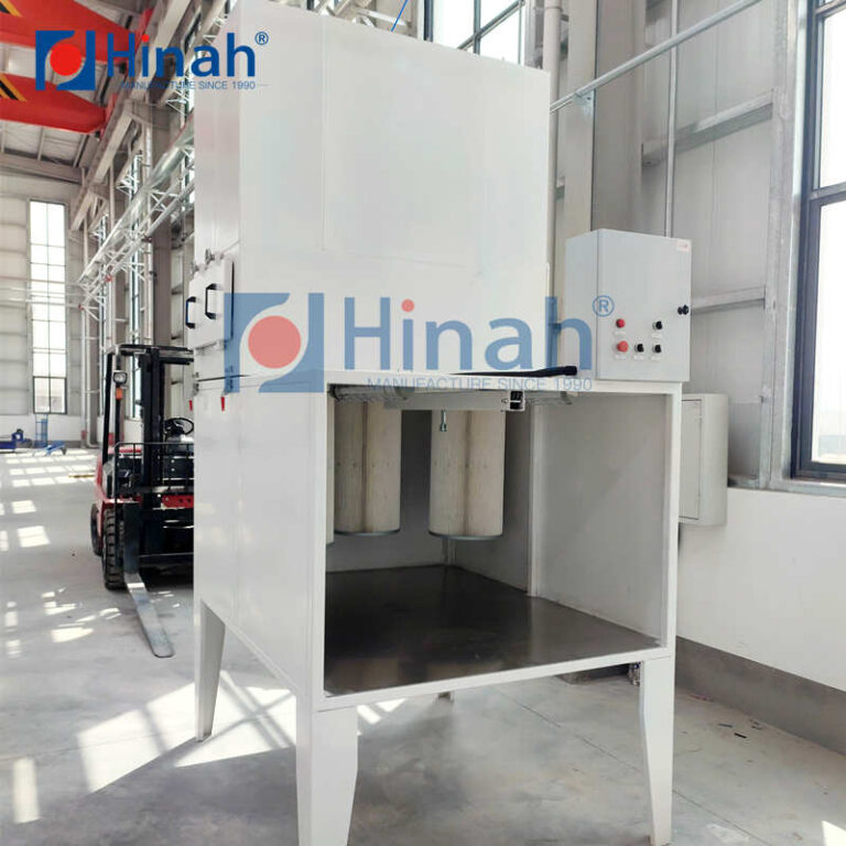 How powder coating is recovered in powder spraying booths - Hanna ...