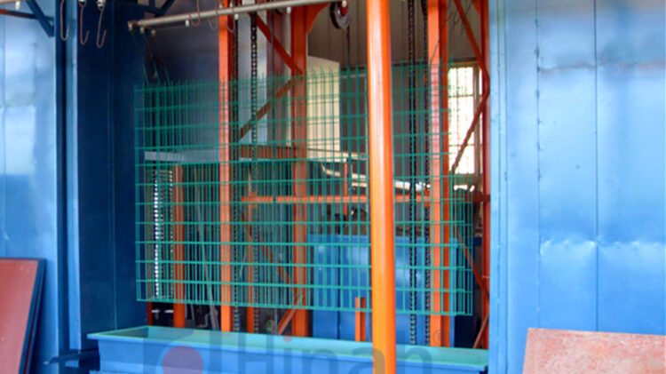 Hot Sales Smooth! Dip tank powder coating line helps wire fencing mesh ...