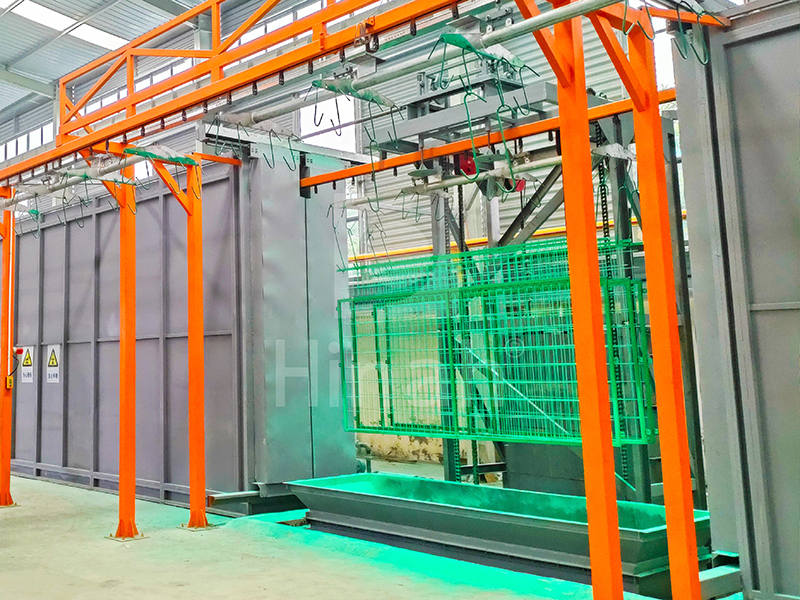 Hot Sales Smooth! Dip tank powder coating line helps wire fencing mesh ...